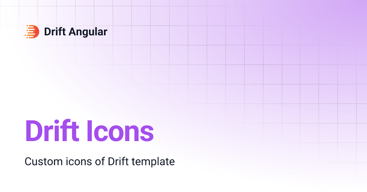 Drift Icons | Drift Angular